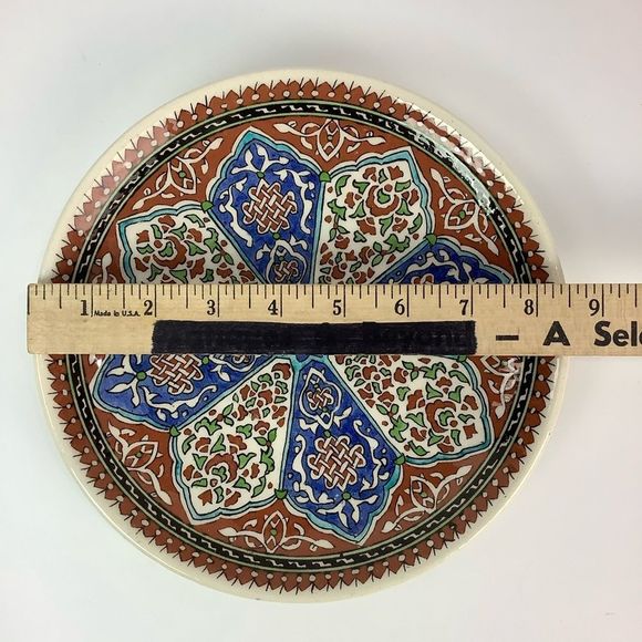 Azim Cini | Art | Vintage Azim Cini Decorative Plate Hand Crafted In ...